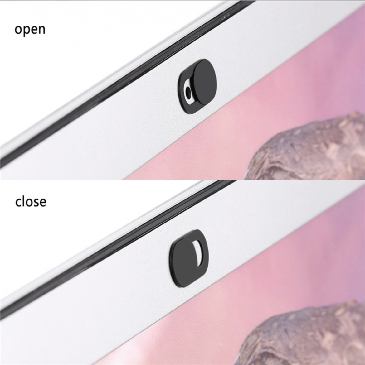 Webcam Privacy Cover Sticker met aan/uit slider | MacTurn